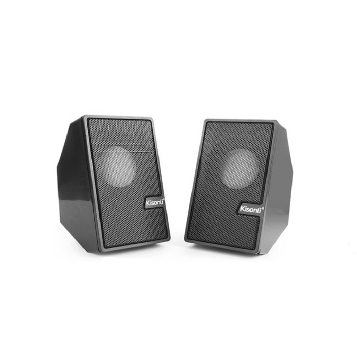 Kisonli Portable Speaker USB Multimedia Powered Wired Mini Surround ...