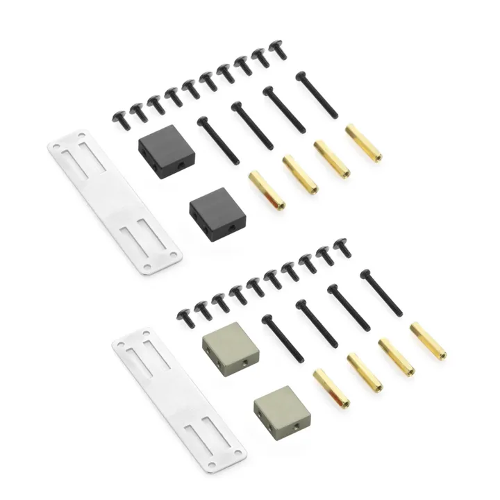 【DIV MALL】2set Metal Servo Fixed Mount Kit WPL B16 B36 C24 C34 1/16 ...