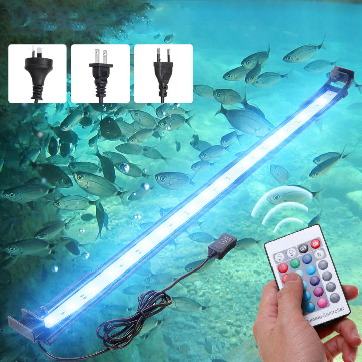 72CM 24W Aquatic Light LED Indoor Plant Fishing RGB Remote Control ...