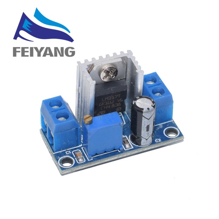 LM317 Adjustable Voltage Regulator Power Supply LM317 DC-DC Converter Buck Step Down Circuit ...