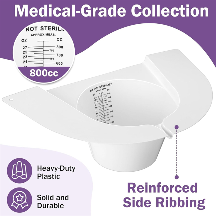 10 Pcs Hats for Toilets Stool Sample Collection Kit Collection Hat ...