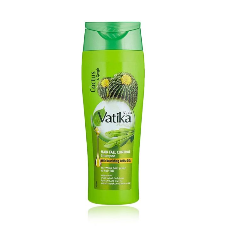 Vatika Shampoo Hair Fall control (Cactus & Gergir) - 400ml | Daraz.lk