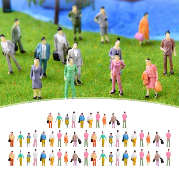 Miniature Model Railroad Figures Street Passenger People Model ...