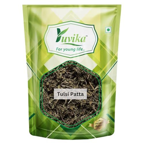 YUVIKA Tulsi Patta - Ocimum tenuiflorum - Basil Leaves (100 Grams)(FROM ...