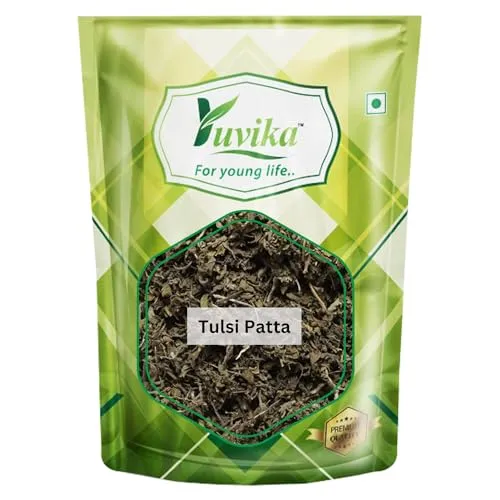 YUVIKA Tulsi Patta - Ocimum tenuiflorum - Basil Leaves (100 Grams)(FROM ...