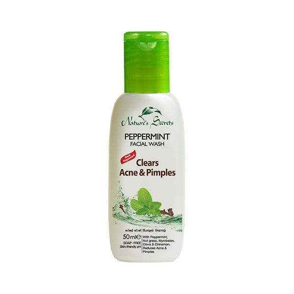 NATURE'S SECRETS PEPPERMINT FACIAL WASH 100ML | Daraz.lk