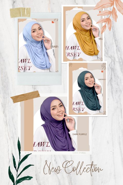 🔥viral 🔥Shawl Cotton Jersey Premium tudung shawl 1.8m(shawl malas ...