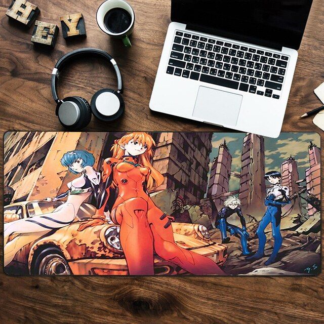 Pad Large Anime Mouse Evangelion Quality Anime Gaming Mouse Lap Pad ...