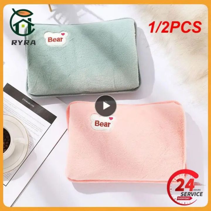 hot pack 1/2PCS Electric Hot Water Bag US/EU Plug Hand Warmer ...