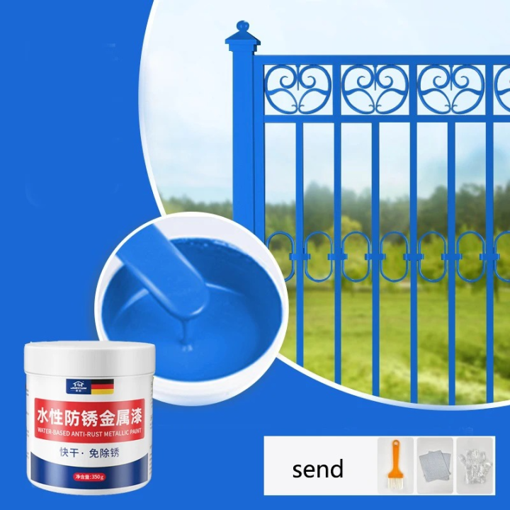 Water-based Metal Rust Remover Metallic Paint - BLUE | Daraz.lk