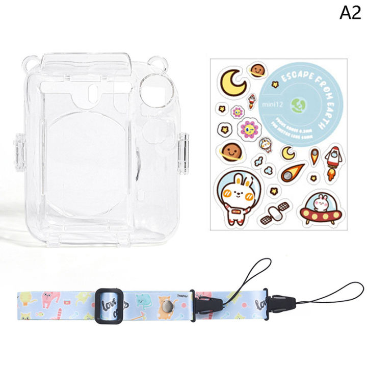 1Set For Instax Mini 12 Transparent Camera Bag Travel Shoulder Bag with ...