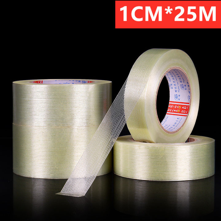 25M Super Strong Glass Fiber High Adhesive Tape No Trace Striped Tape ...