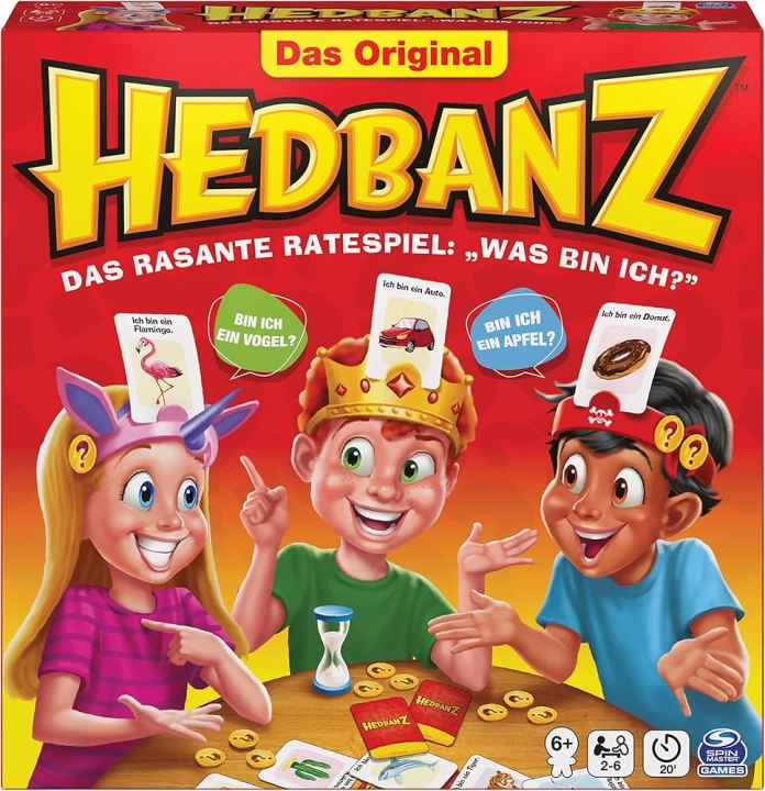 Spin Master Games Hedbanz, Quick Question Picture Guessing Family Game ...