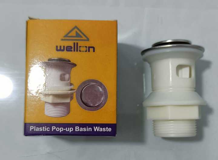 WASH BASIN WASTE PVC POPUP 1 1/4 (SINK WASTE) | Daraz.lk