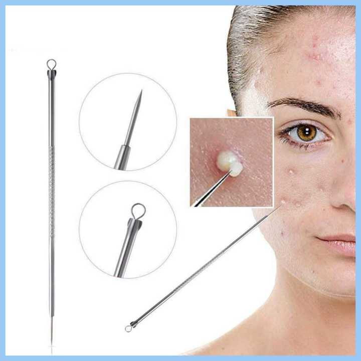 black Head Pimples Acne Needle Tool Face Care Blackhead Comedone Acne ...