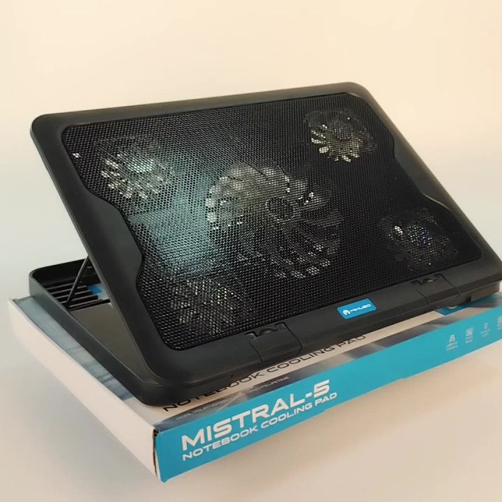 Mikuso Mistral 5 Notebook Cooling Pad Cooler Pad Ncp 065 Laptop Cooler ...