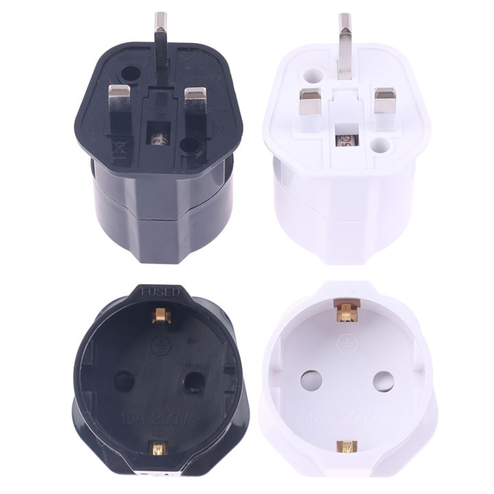 Multifunctional Eu European To Uk Plugs Adapter Power Converter 2 Pin ...