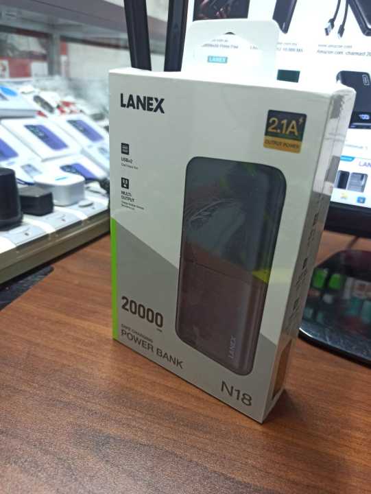 LANEX POWER BANK 20000mah | Daraz.lk