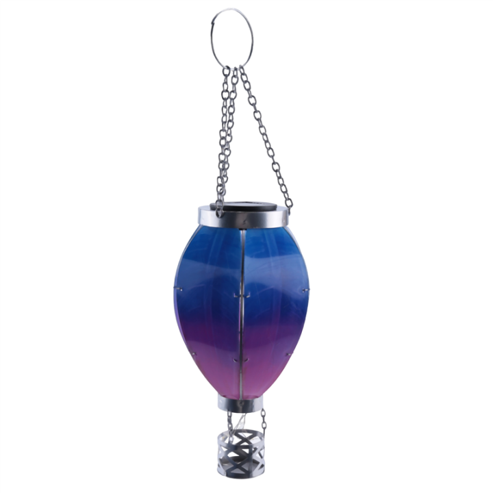Art & Gift Solar Hot Air Balloon Lantern Hanging Solar-Powered LED ...