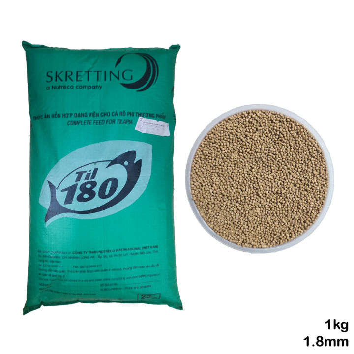 SKRETTING Til-180 (Repacked) 1.8mm High Protein Fish Food Aquarium Fish ...