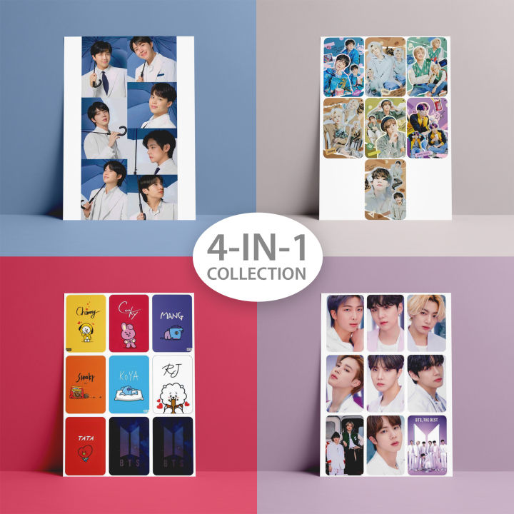 BTS Stickers | BTS 4-in-1 Iconic Moments Sticker Pack – A5 K-pop ...