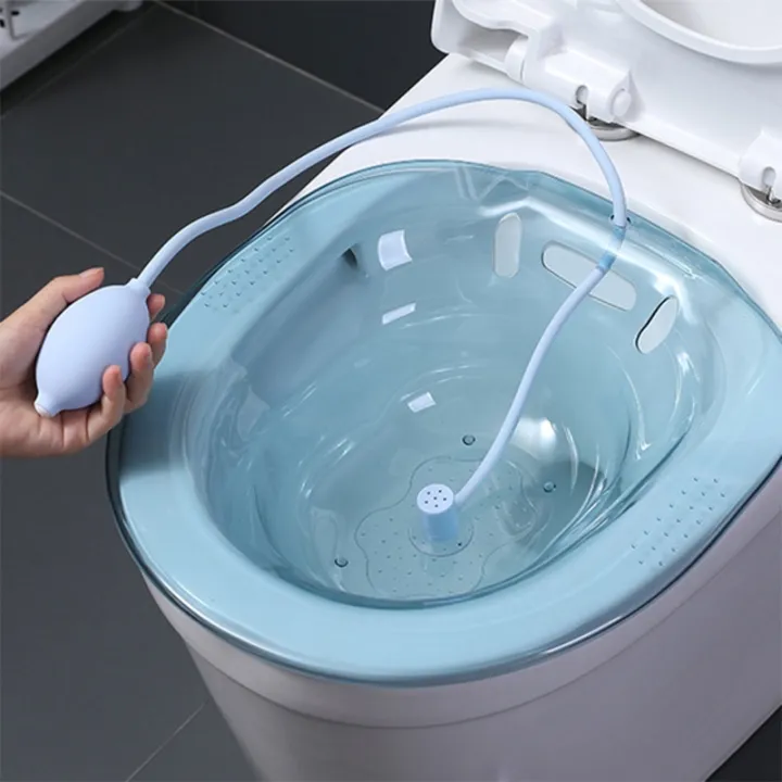 Sitz Bath Flusher Healthy Care Soaking Hand Sprayer for Toilet Seat ...