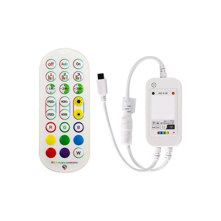 24Keys RGB LED Controller Tuya LED Strip Controller Music Controller ...