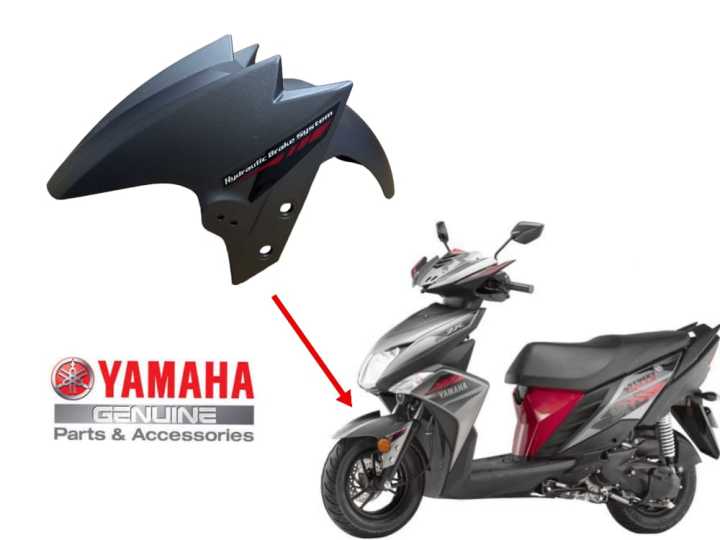 Front Mudguard Yamaha Street Rally Mat Gray | Daraz.lk