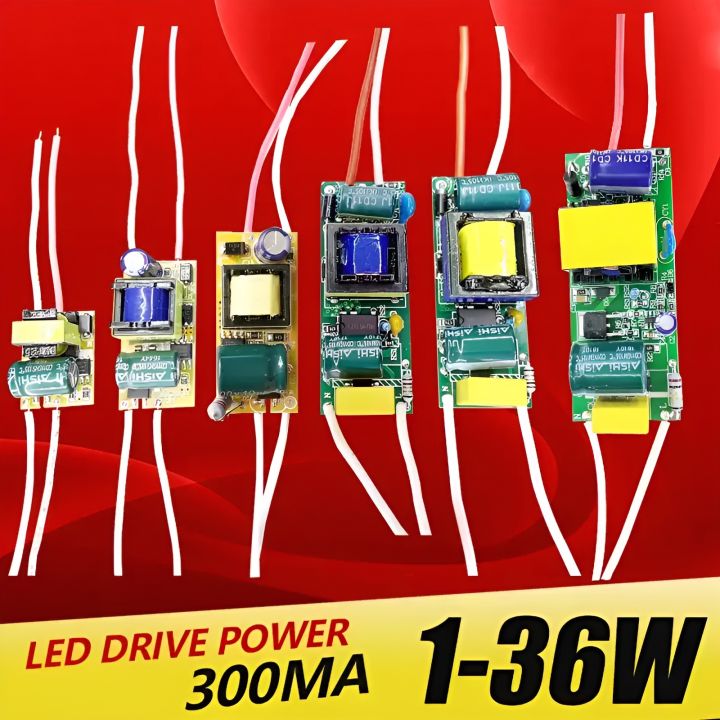 1-3W, 4-7W, 8-12W, 15-18W, 20-24W, 25-36W LED driver power supply built ...