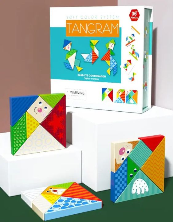 Soft Colour System Tangram Education Toys | Daraz.lk