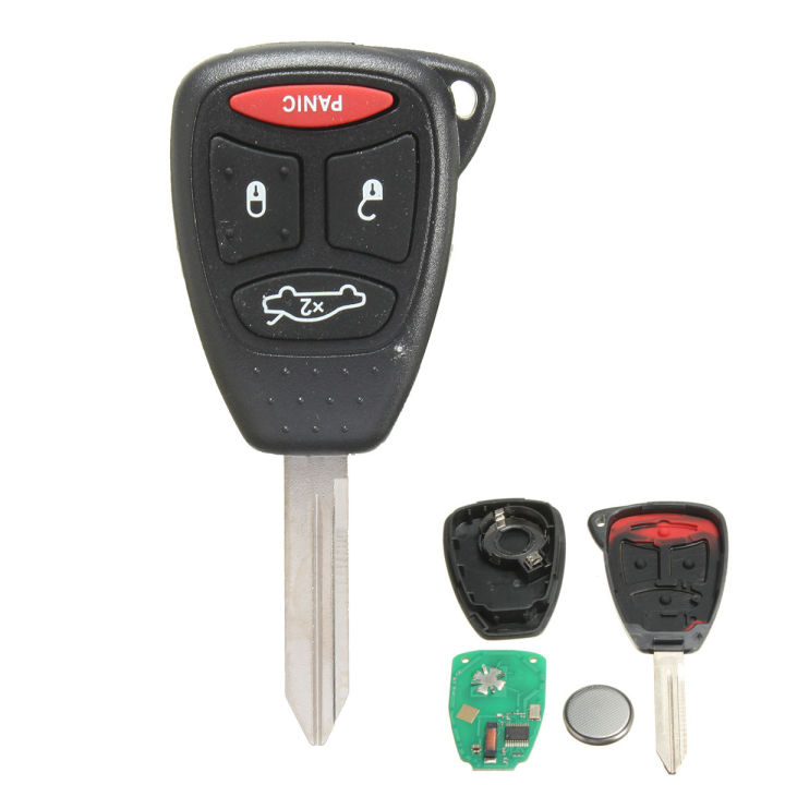 New Uncut Replacement Keyless Remote Head Key Motors Fob Transmitter ...