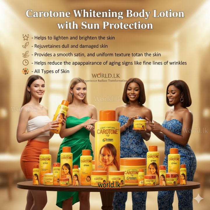 Carotone Light & Natural Brightening Whiit-ning Body Sun Protection ...
