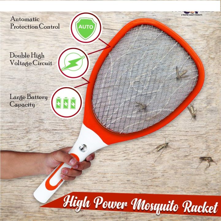 Mosquito Bat & Fly Insect Killer Zapper -GECKO -Rechargeable | Daraz.lk