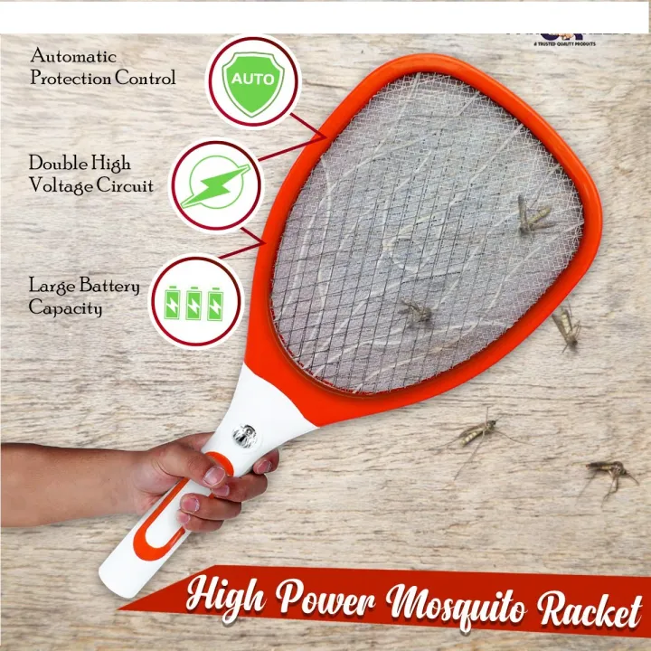 Mosquito Bat & Fly Insect Killer Zapper -GECKO -Rechargeable | Daraz.lk