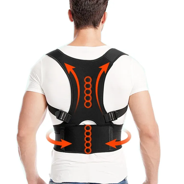 Magnetic Bone Shoulder Orthopedic Posture Corrector Scoliosis Magnet ...