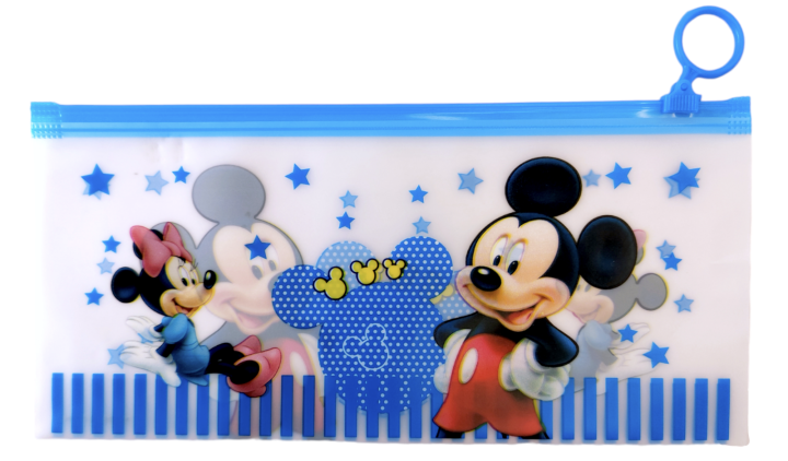 Transparent Pencil Case Mickey Mouse Design Pencil Case Blue Color ...