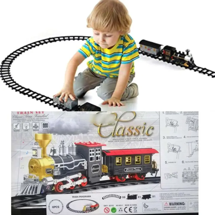 Classic Train Toy With Light For Kids | Daraz.lk