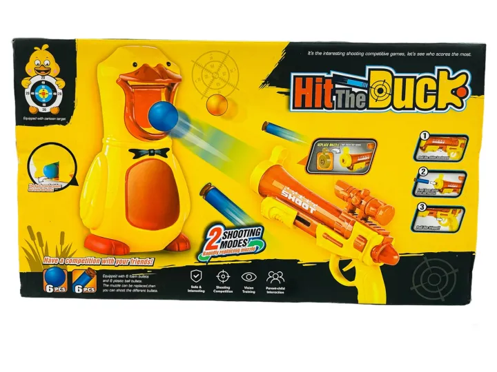 Duck Shooting Gun Hungry Duck Feeding Game Toy Guns Shooting Games with ...
