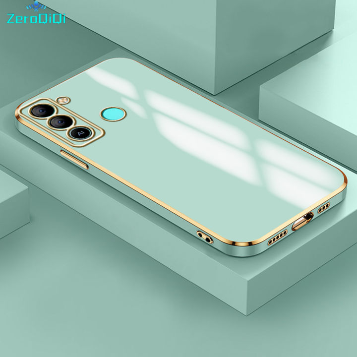 ZeroQiQi for Tecno Pop 5 LTE Back Cover + Free Lanyard Luxury 6D ...