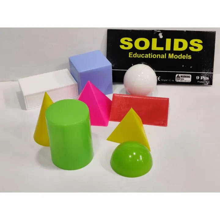 9 Pcs Educational Model Solids | Daraz.lk