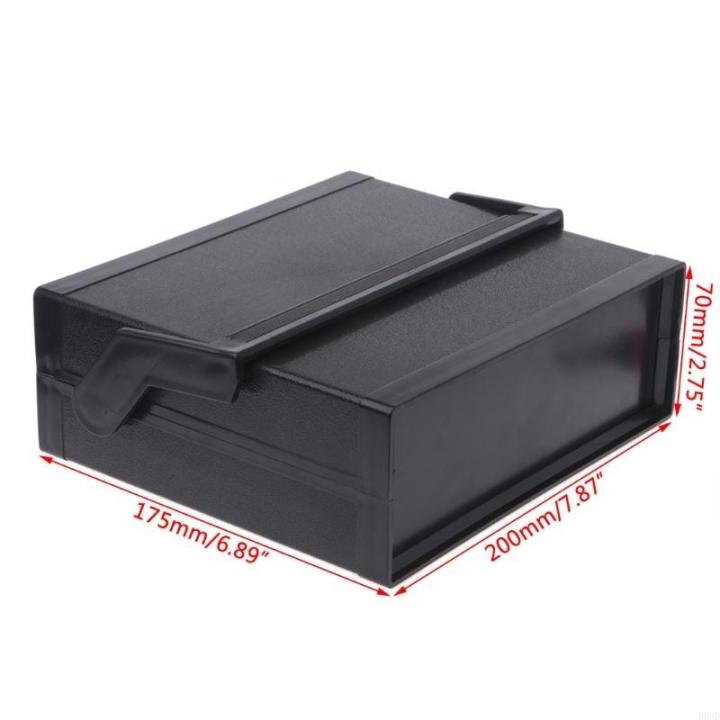 D08D Waterproof Plastic Electronic Enclosure Project Box Black ...