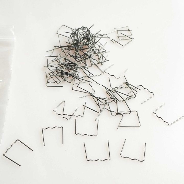 Hot Stapler Thermal Staples Plastic Repair Kit 100pcs 0.6 Semi Wave Pre ...