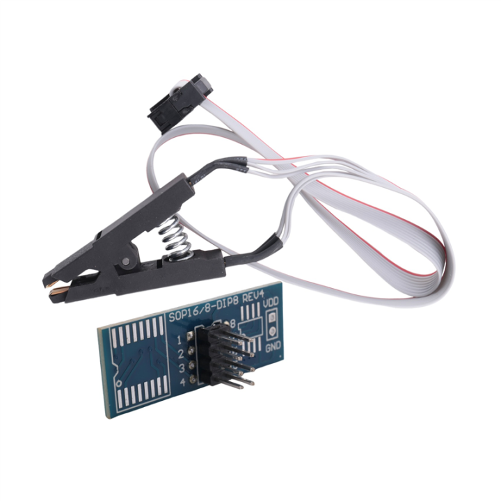 SOIC8 SOP8 Flash Chip IC Clips Socket Programmer BIOS/24/25/93 | Daraz.lk