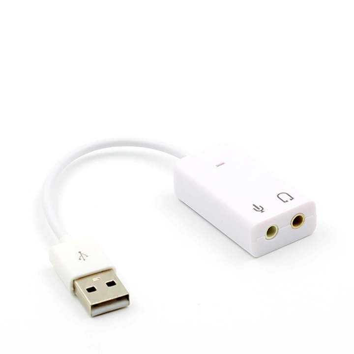 Vorix External USB 2.0 Stereo Jack Audio Sound Card | Daraz.lk