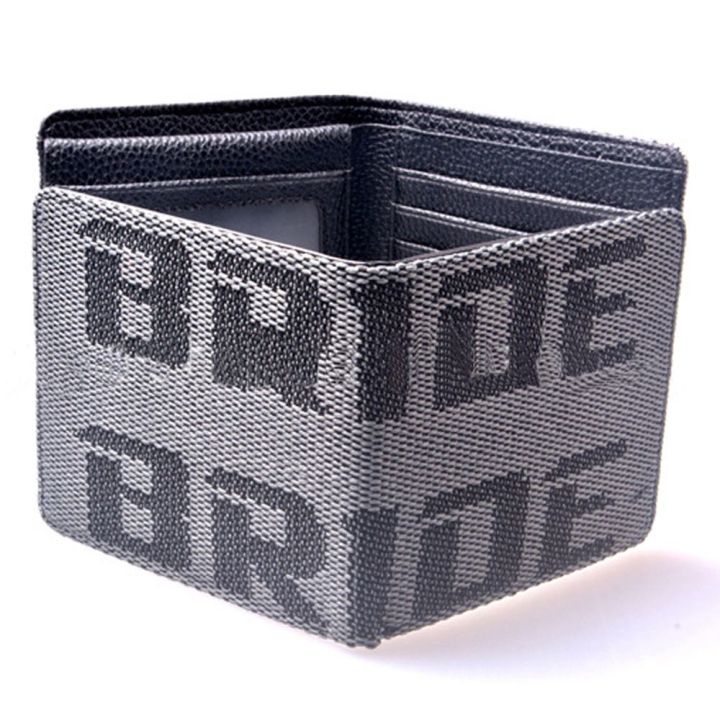 【BestGO】Automotive Bride Letter Fabric Multifunctional Wallet Racing ...