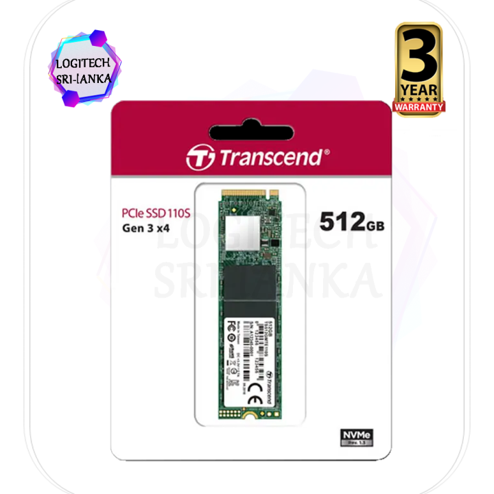 Transcend ssd 512GB Nvme PCIe Gen3 X4 MTE110S M.2 SSD Solid State Drive | Daraz.lk
