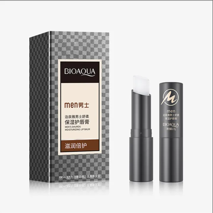 BIOAQUA Men's Moisturizing Lip Balm Reducing Lip Lines Nourishing ...