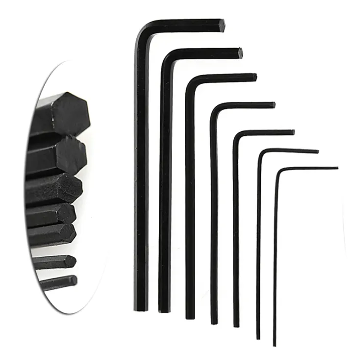 【StyleVoyager】7Pcs/set 0.7mm-3mm Mini Hexagon Hex Allen Key Set Wrench ...