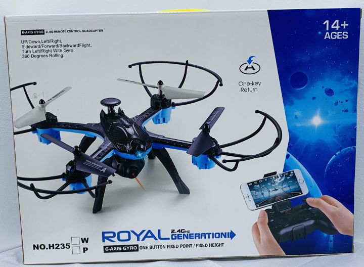 CAMERA H235 Drones Remote Control Helicopter 360 Degree Rolling ...