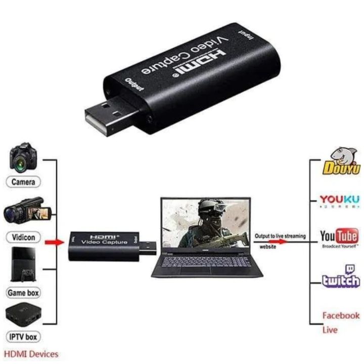 USB to HDMI Converter Device - Video Capture Card | Daraz.lk